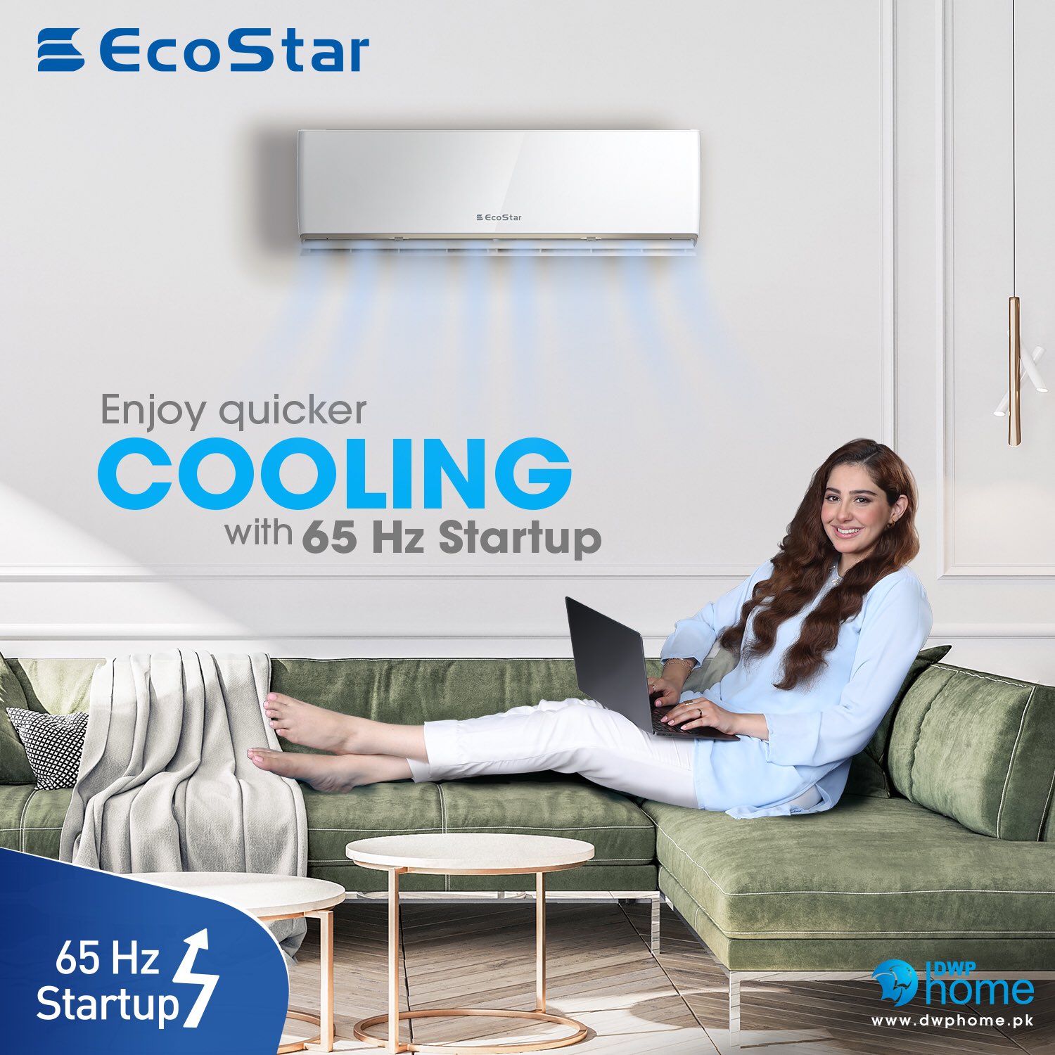 Haier HSU-19HFC 1.5 Ton Triple DC Inverter AC (Heat & Cool) 2026 Model ...